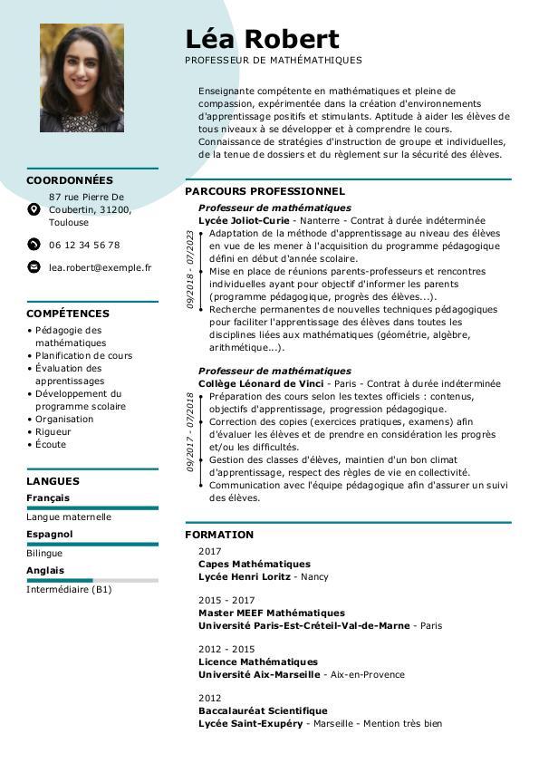 CV master : exemples, modèles et guide | monCVParfait