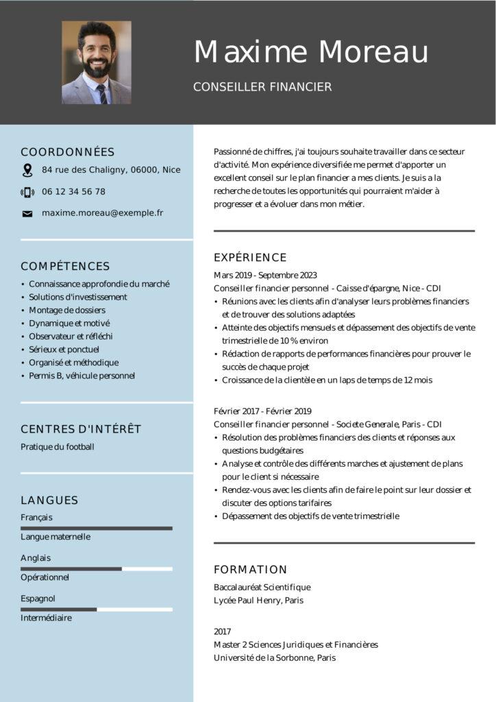 CV banque et finance : nos meilleurs modèles | monCVParfait