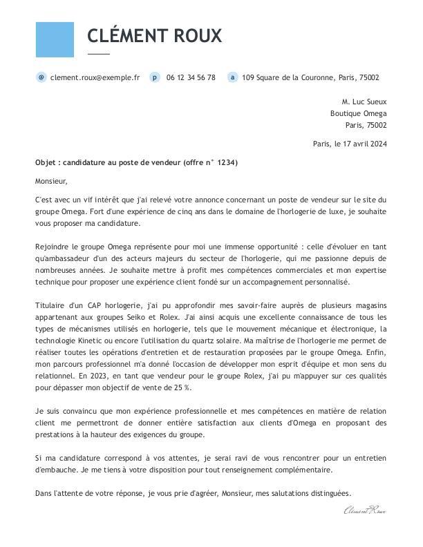 Modele De Lettres De Motivation - Infoupdate.org