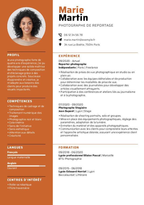 CV photographe : guide complet, exemples à télécharger 2025